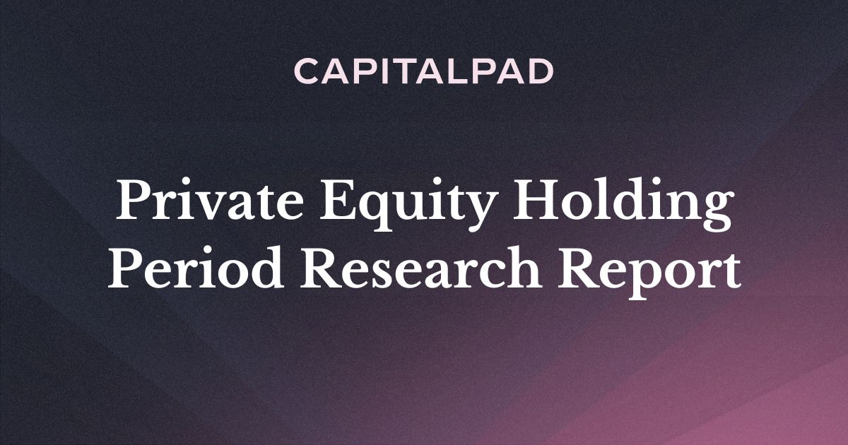 Private Equity Holding Period Research Report: Statistics on Exit ...